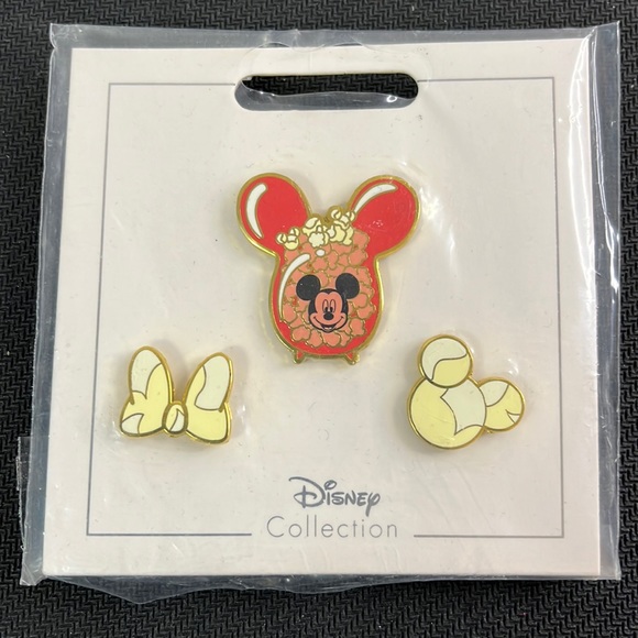 Disney | Accessories | Disney Park Collection Mickey Popcorn Pin Set ...